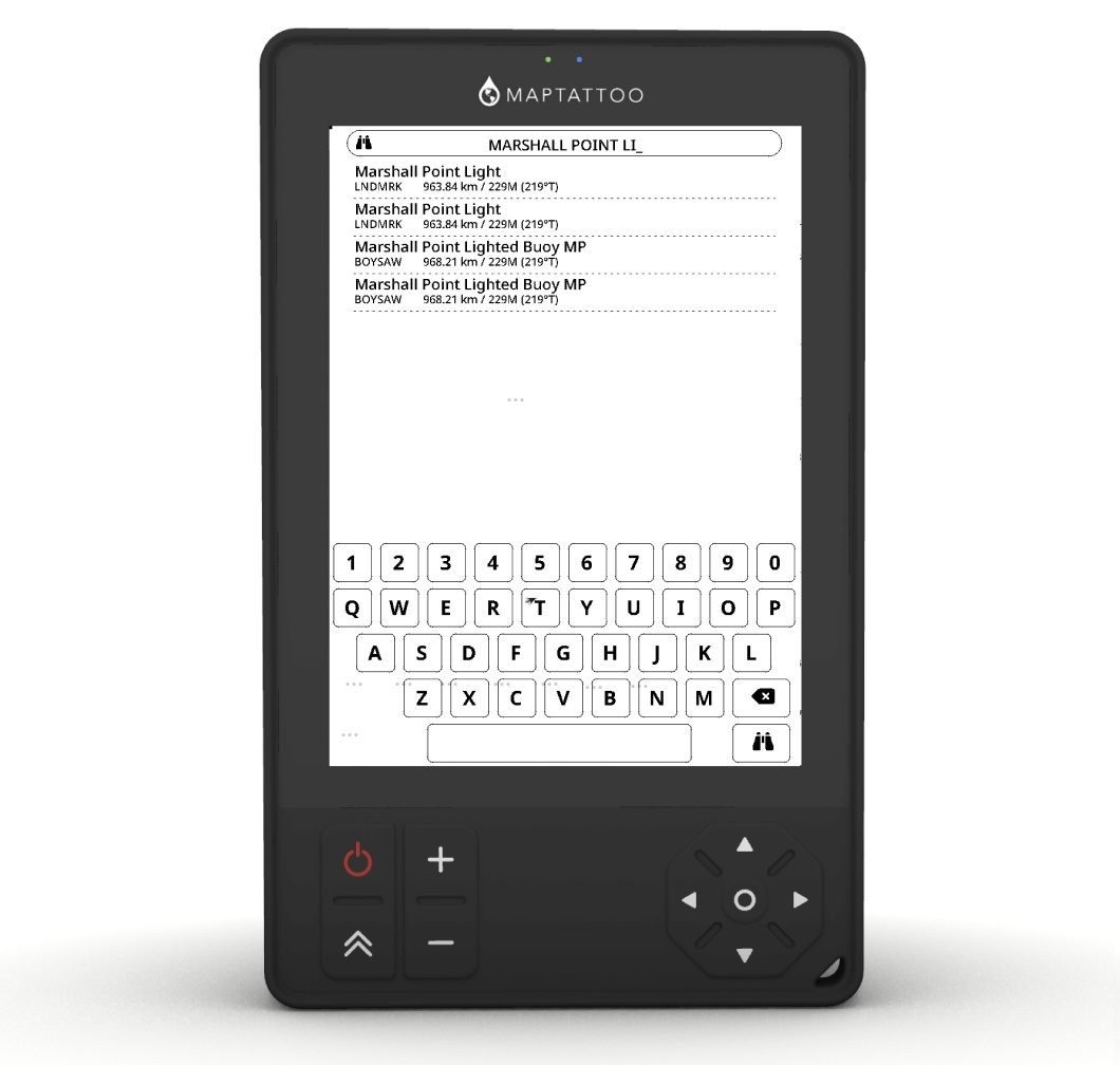 Marine GPS with Large 6″ E-Ink Screen - MAPTATTOO